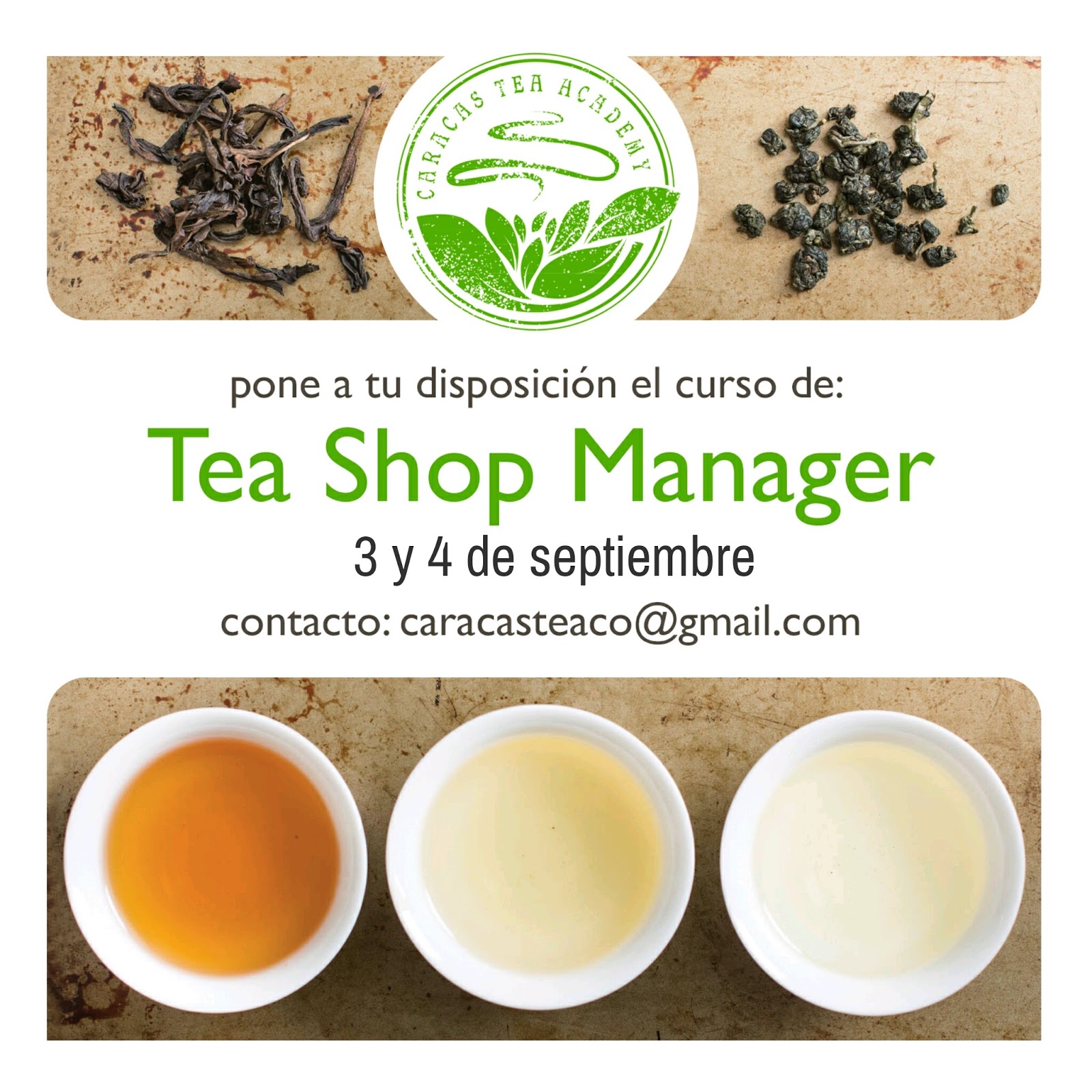 El Gourmet Urbano: Caracas Tea Company abre el curso Servicio de té y ...