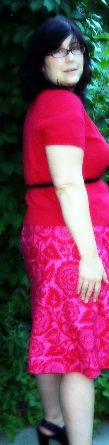 schmatte: Blossom Blockade Bias Skirt