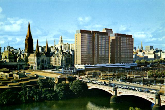 Beside the Yarra: Before Federation Square