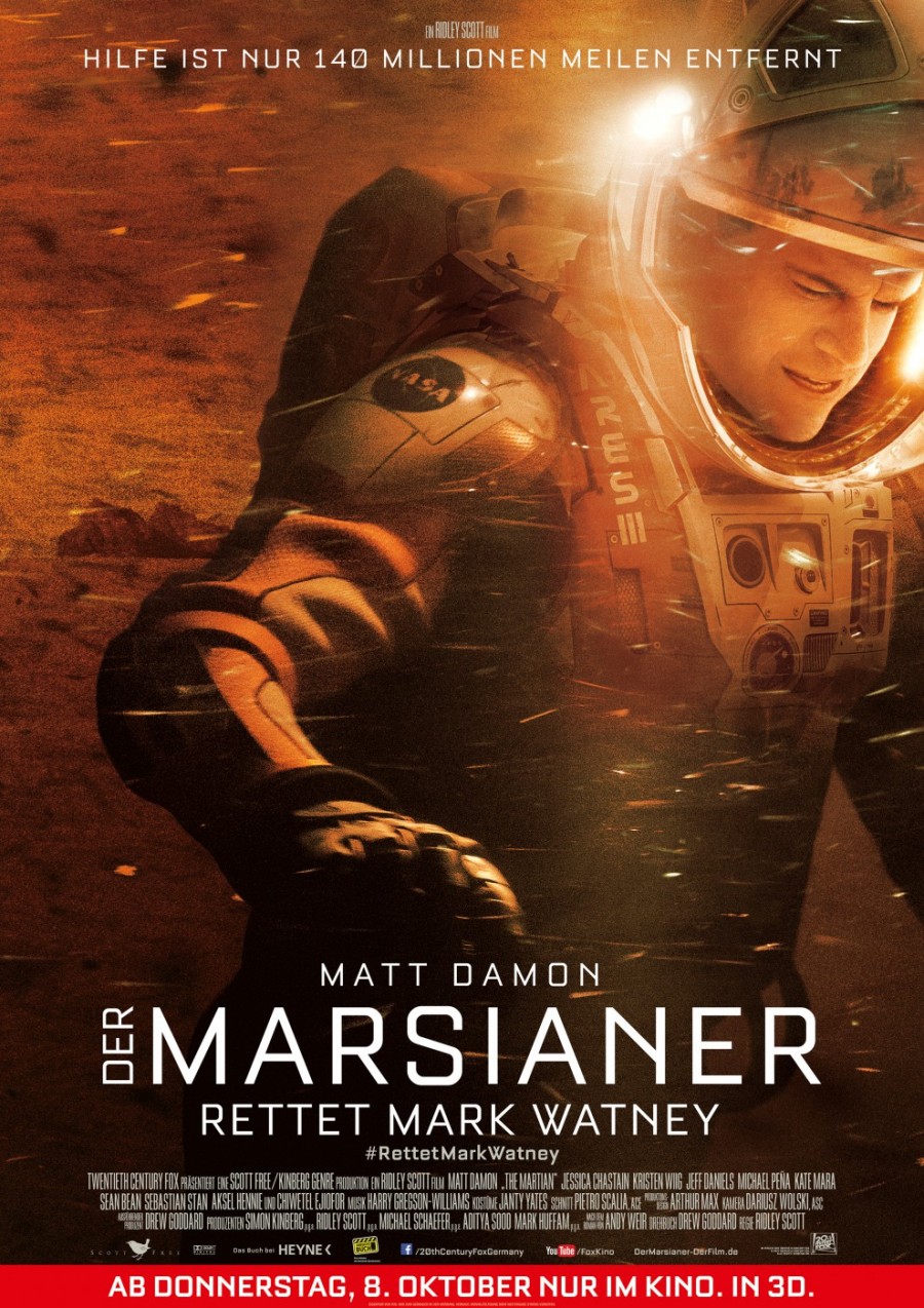 HD images from The Martian movie | human Mars