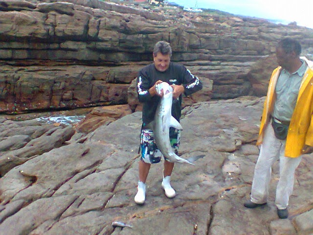 Fishing trips along the KZN South Coast: Fishing Orange Rocks Uvongo ...