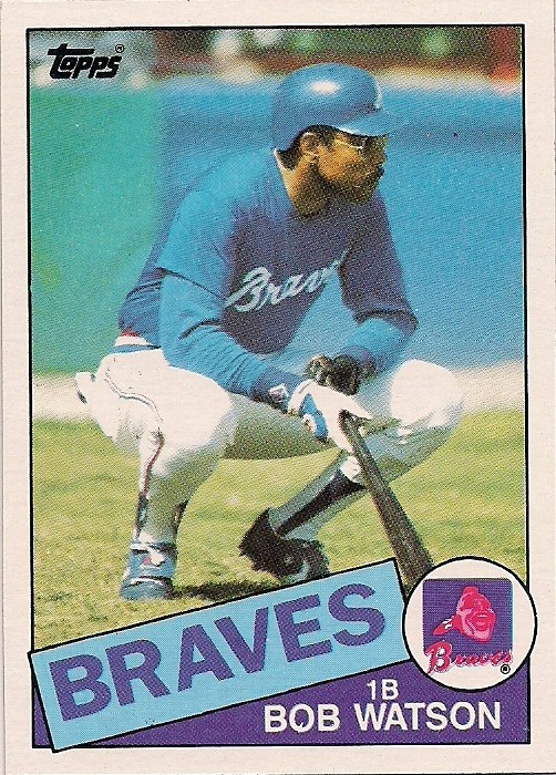 1985 Topps: #51 - Bob Watson