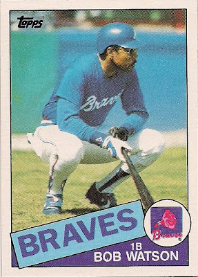 1985 Topps: #51 - Bob Watson
