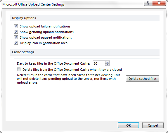 SharePoint 2010: Office Upload Center