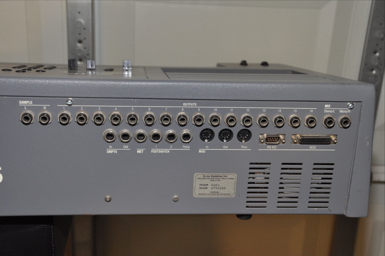 MATRIXSYNTH: EMU Emulator E III SN 0790256