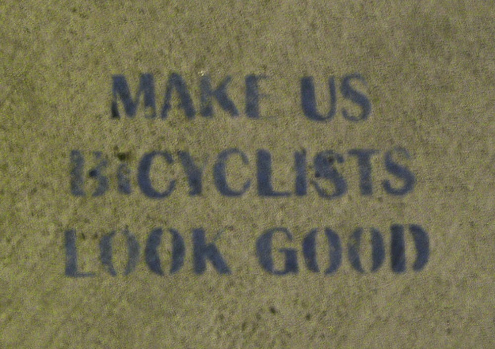 Ode Street Tribune: "make us bicyclists look good" in Rosslyn