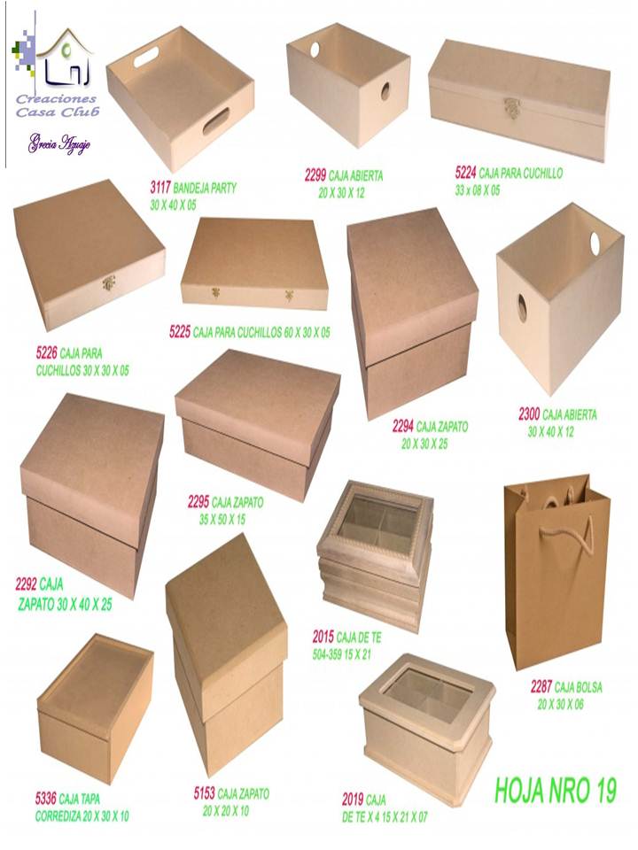 TODO EN MDF: CATALOGO DE MDF