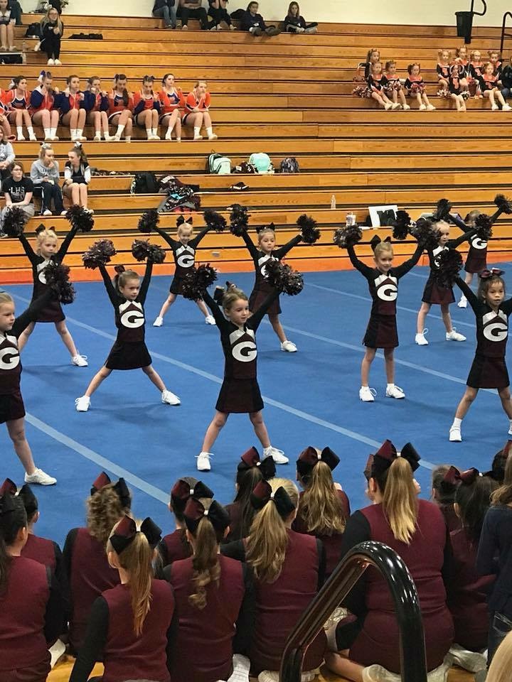 My Girls : Addy's First Cheer Competition of the Season!