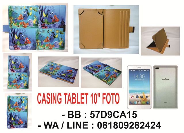 CASING HP FOTO: Casing Flip Cover Tablet 10 inchi - Foto