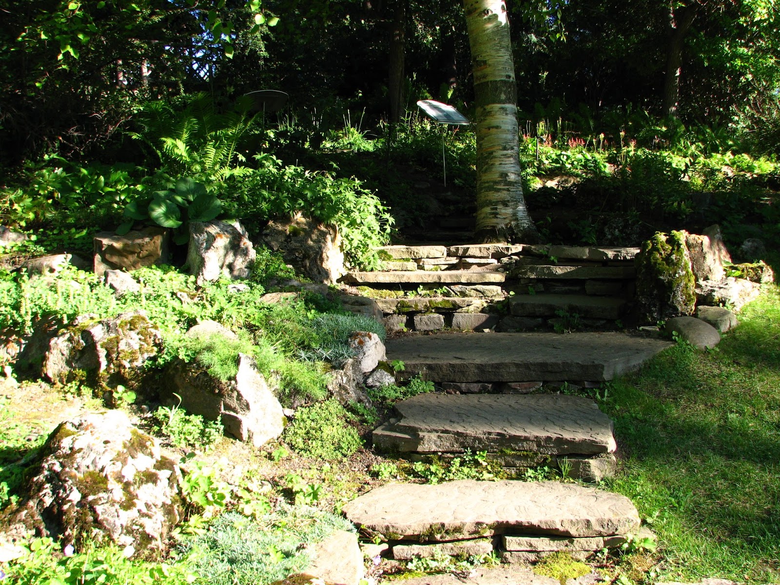 Mermaid At Frog Hollow: William Reader Rock Garden in Calgary Alberta