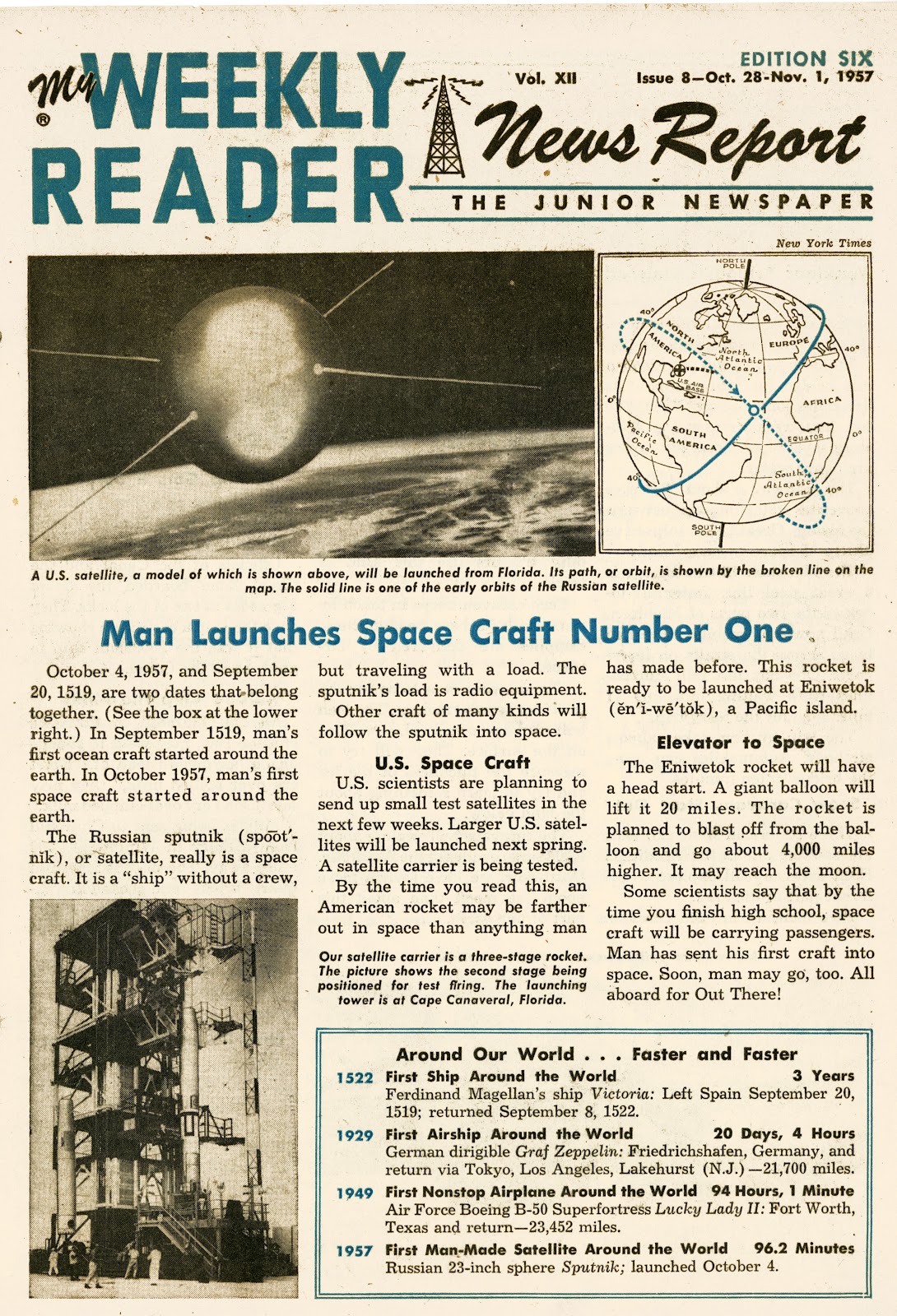 Dreams of Space - Books and Ephemera: My Weekly Reader October 1957