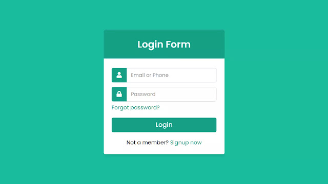 Responsive Login Form using only HTML & CSS Responsive Login Form using only HTML & CSS