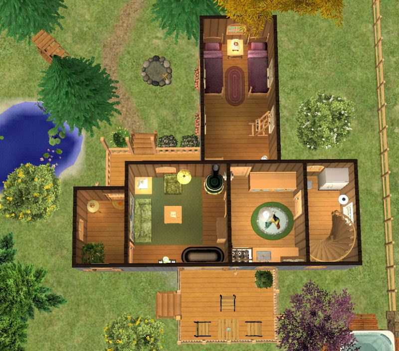 Twoflower's Sims 2 Lots: 10 Oak Street