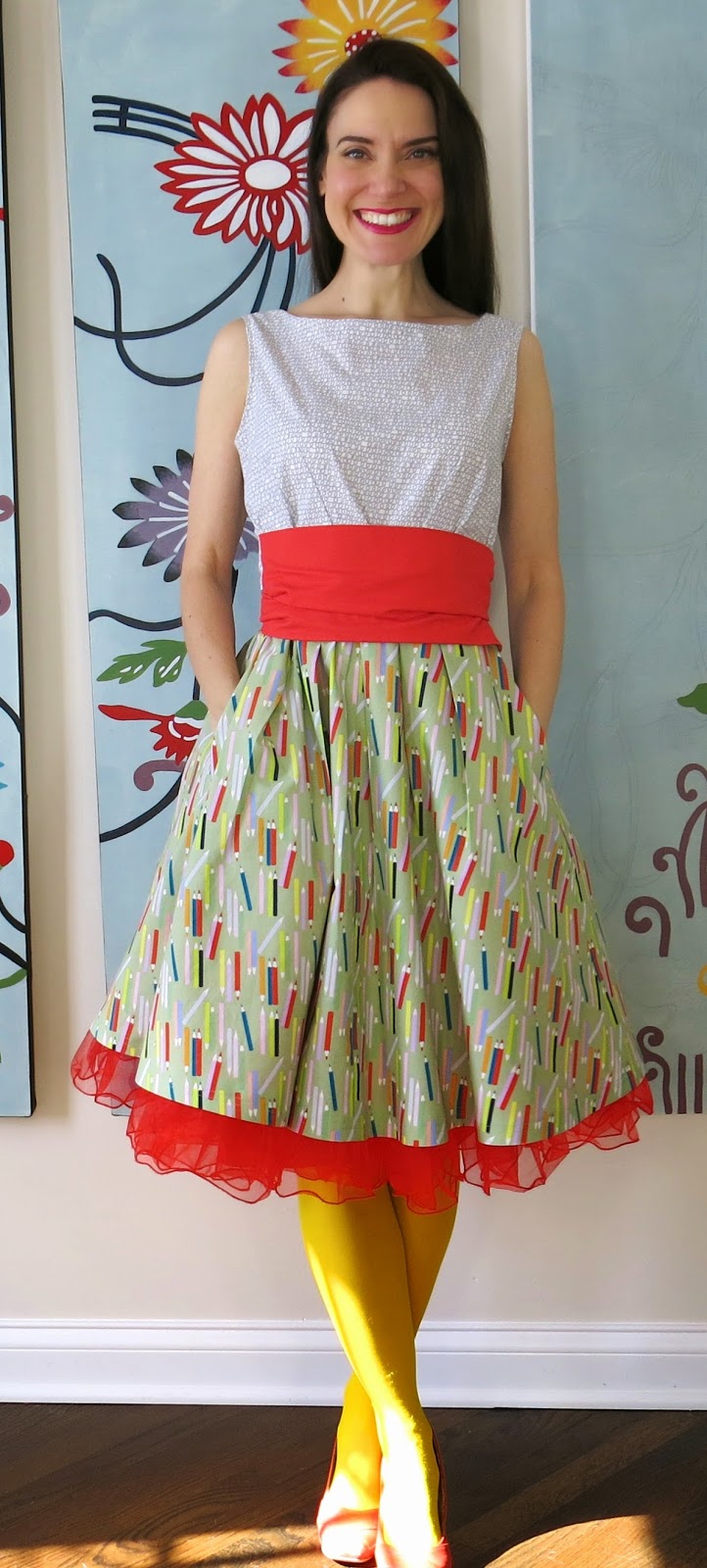 Cassie Stephens: DIY: A Colored Pencil Dress (and Bolero!), Many Dif Ways Cassie Stephens: DIY: A Colored Pencil Dress (and Bolero!), Many Dif Ways