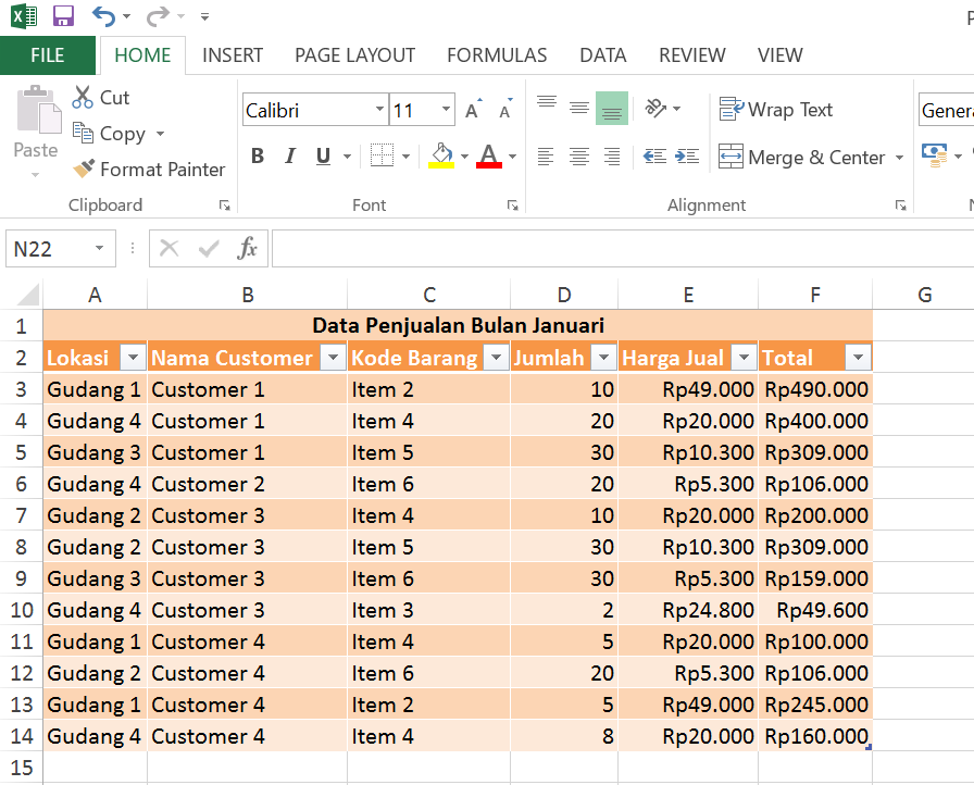 Memahami Pivot Table pada Ms. Excel Untuk Menganalisis Lem | Novandha Putri