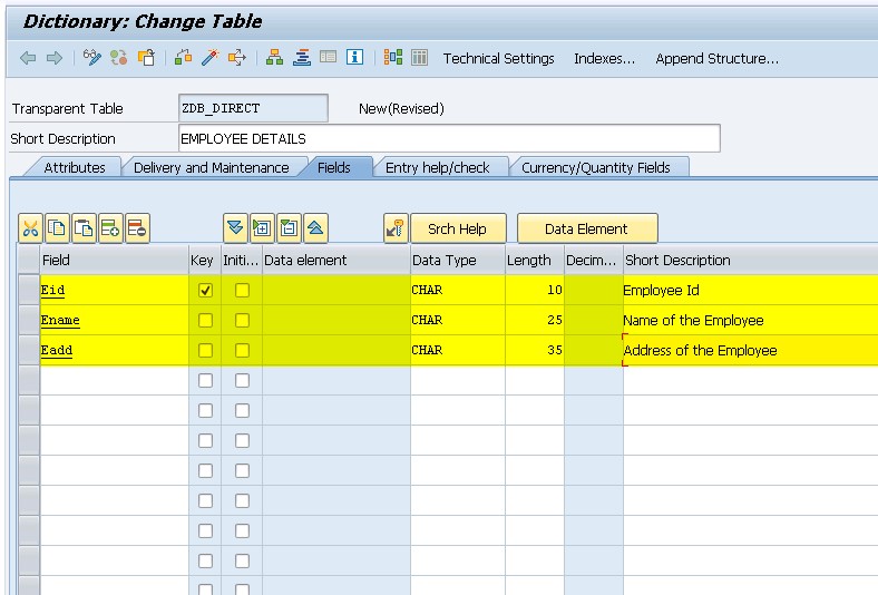 Amarmn.com - SAP ABAP, SAP UI5, SAP Fiori: CREATE DB TABLE USING DIRECT ...