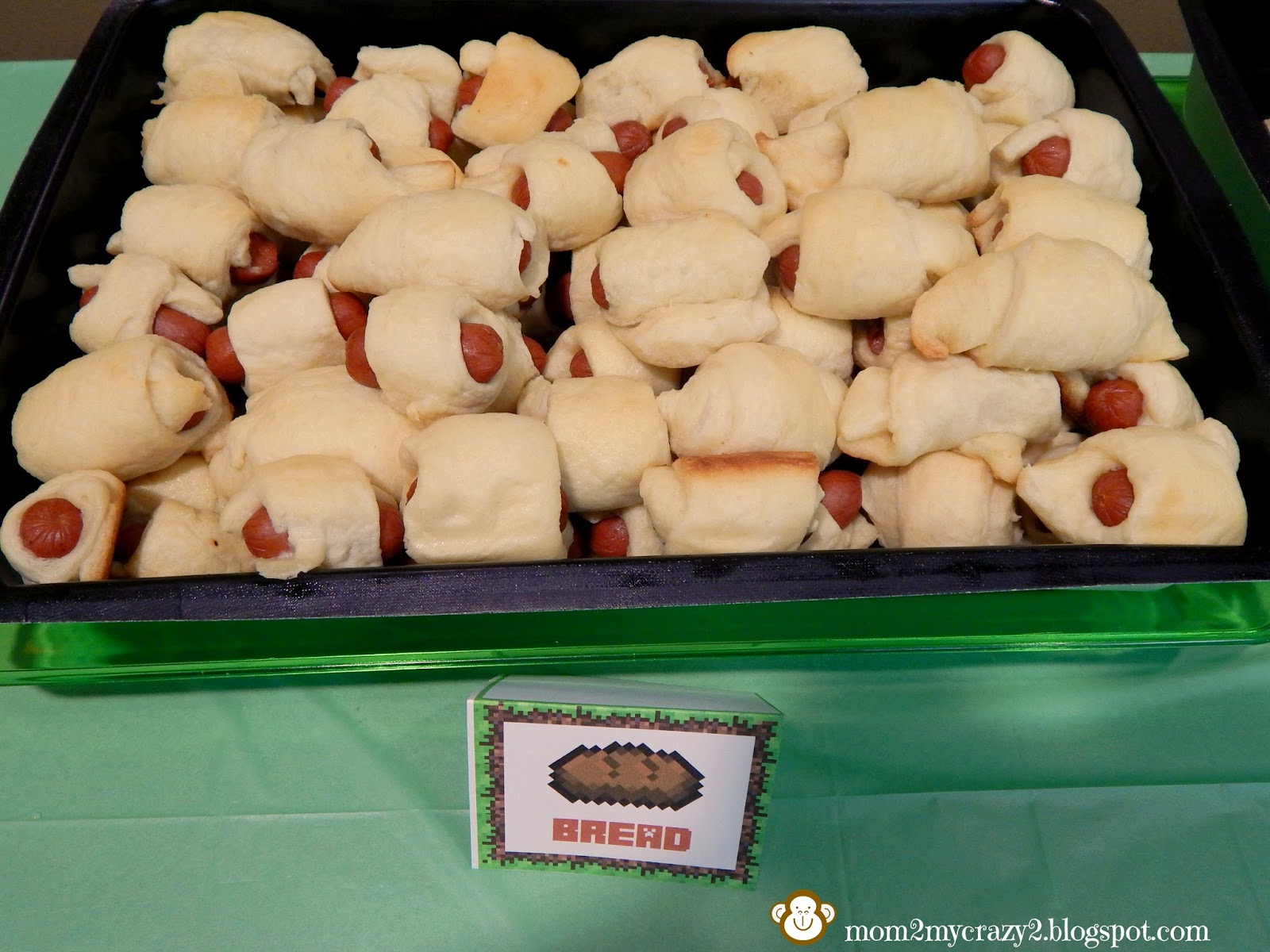 Running away? I'll help you pack.: Minecraft Birthday Party ... Food ...