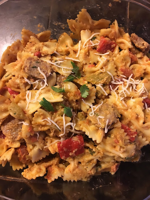 Kookin' With Kimberly: Mexican Fiesta Pasta with sausage