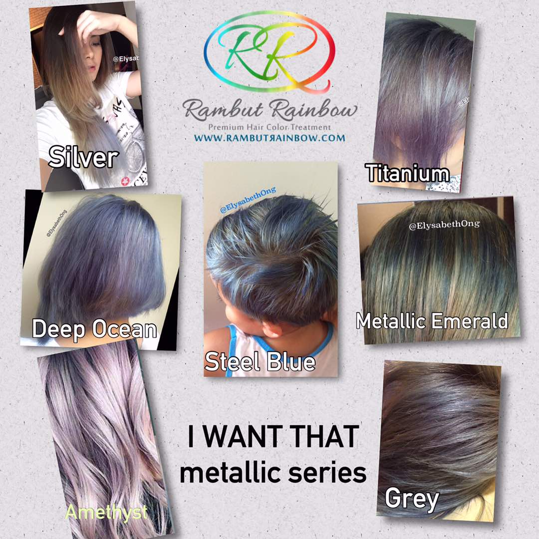 #RambutRainbow : I WANT THAT series, cat rambut silver, cat rambut grey ...