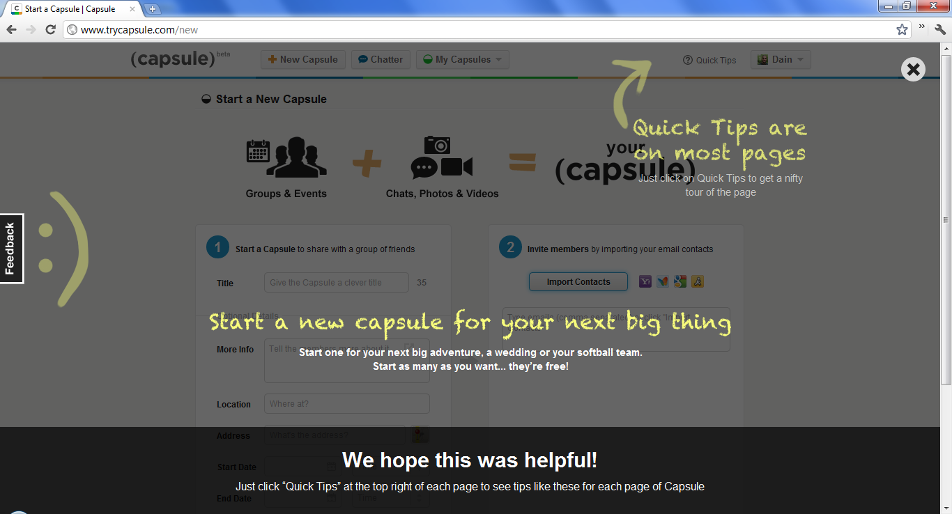 Capsule - Robust Group, Event, And Photo Management Tool