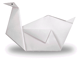 Swan - Easy Origami instructions For Kids