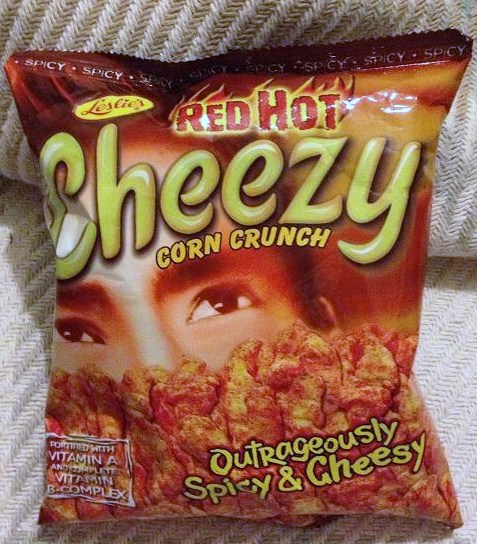 FOODSTUFF FINDS: Leslie’s Red Hot Cheezy Corn Crunch (Pinoy Foods ...