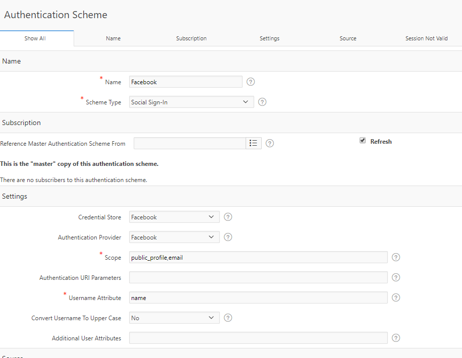 TM-APEX: Social Sign-In Authentifizierung mit Oracle APEX