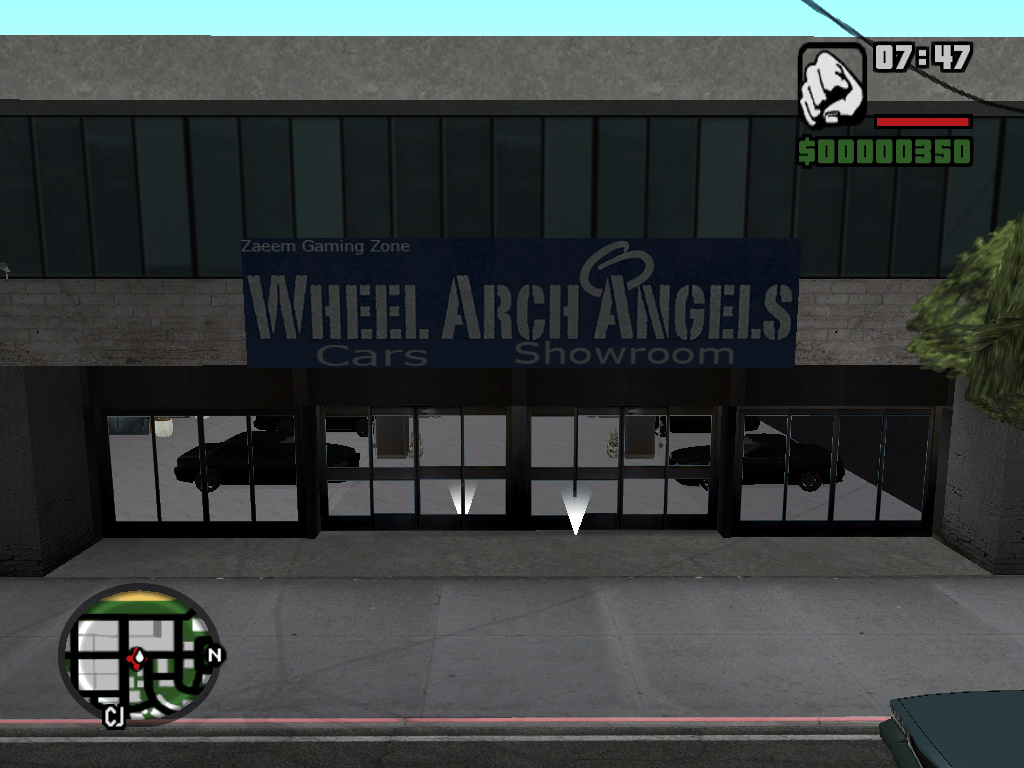 Car Showroom Mod for GTA San Andreas - Zaeem Gaming Zone