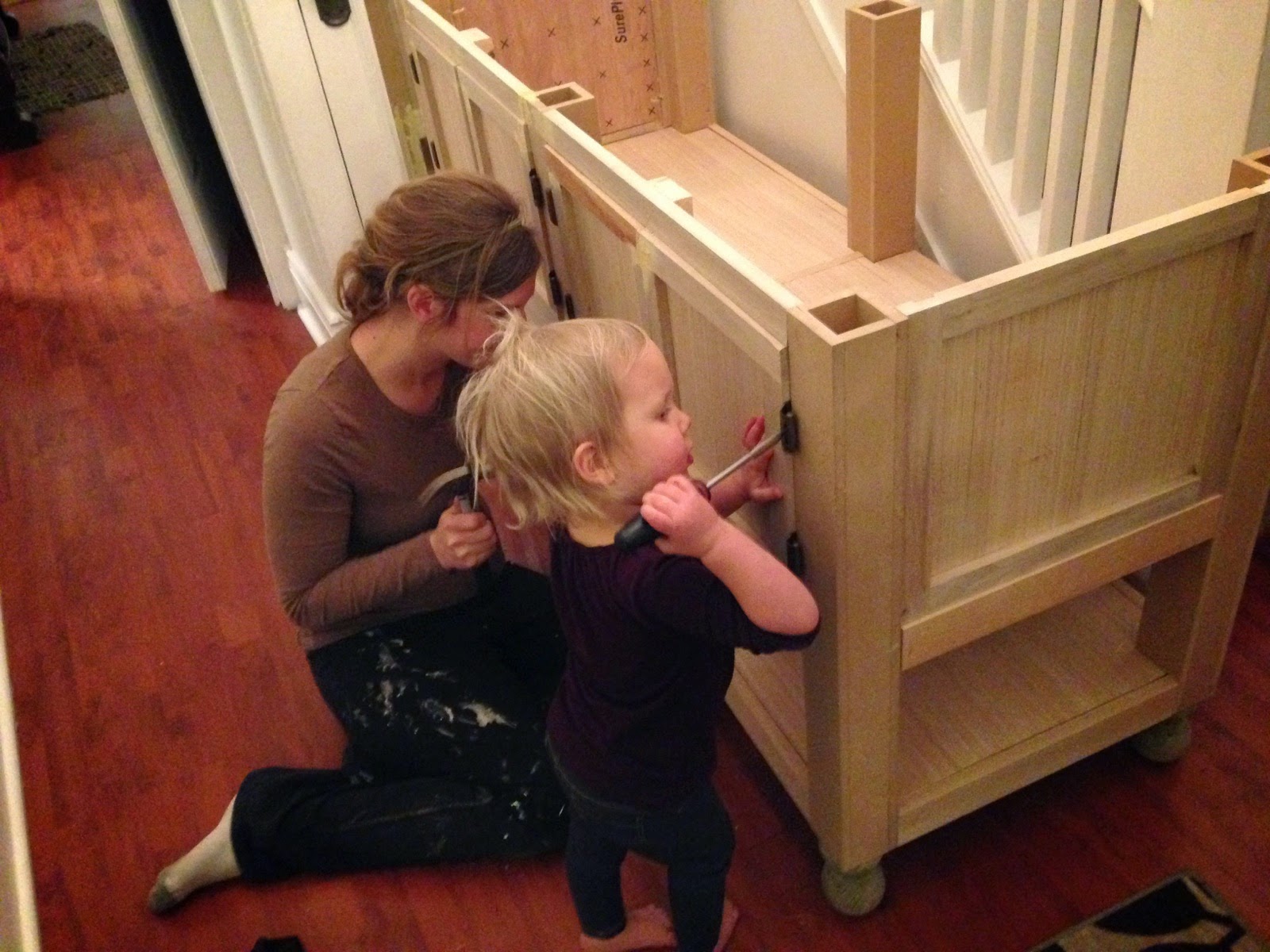 Repurposed Gems: Pottery Barn Knock-Off Vanity