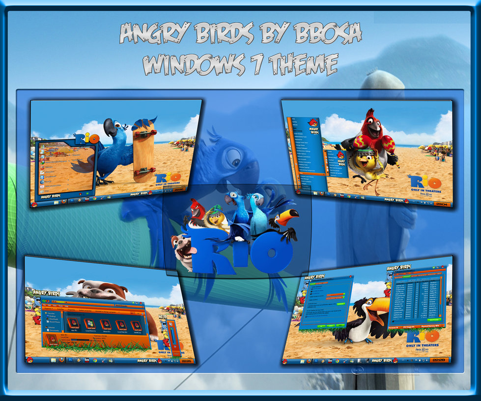 Download Theme Windows 7 Angry Birds - jtgget