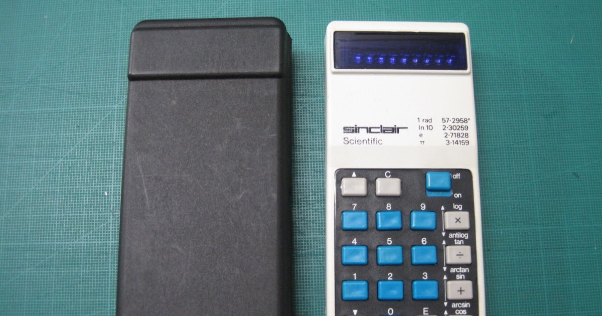 ZX eltargui: Sinclair Scientific Calculator