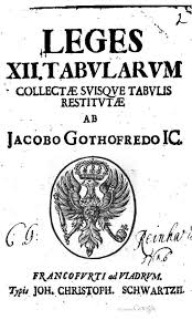 derecho romano: Las XII Tablas