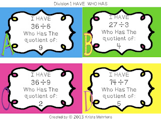 Stellar Students: Division Fun and a FREEBIE