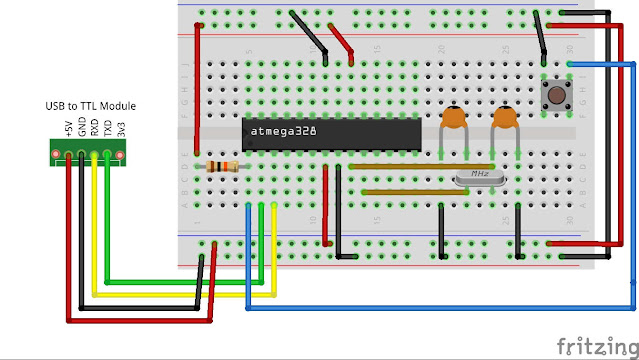 DIYTechStudio: How to upload a sketch to Atmega328p using USB to TTL ...