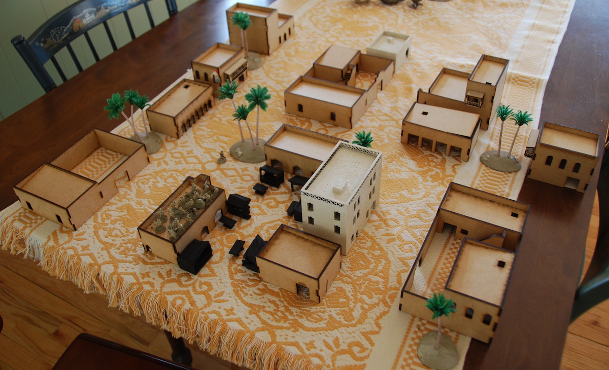 Lord Ashram's House of War: All the 15mm Modern buildings assembled!