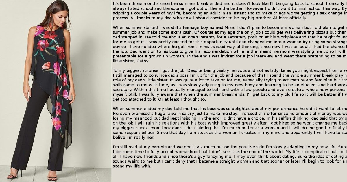 Marti's tg captions: Summer job