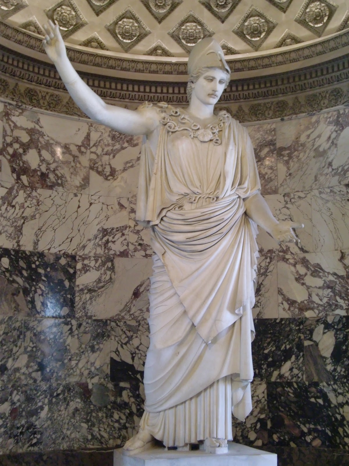 Visiting the Louvre: Athena