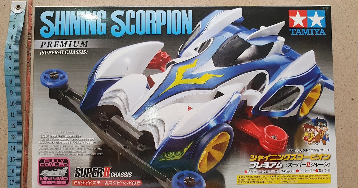 Penguin Online Store: Mini 4WD Tamiya Shining Scorpion Premium Super-II ...