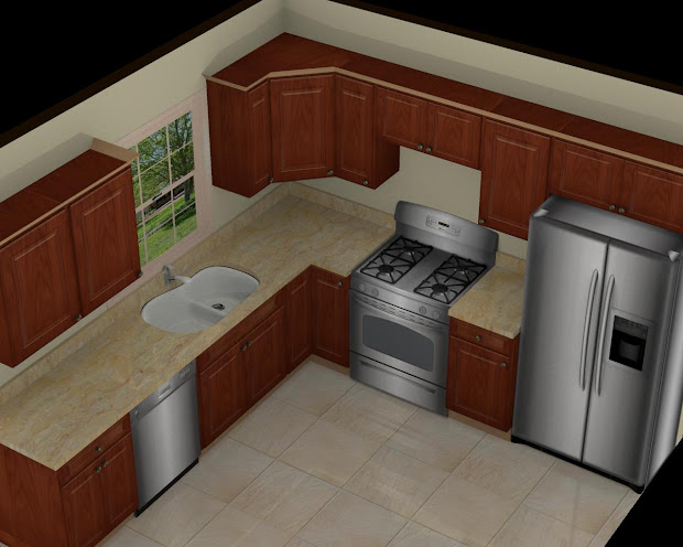 8 X 12 U Shaped Kitchen - English Lessons