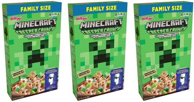 Minecraft Gets Its Own Cereal from Kellogg's