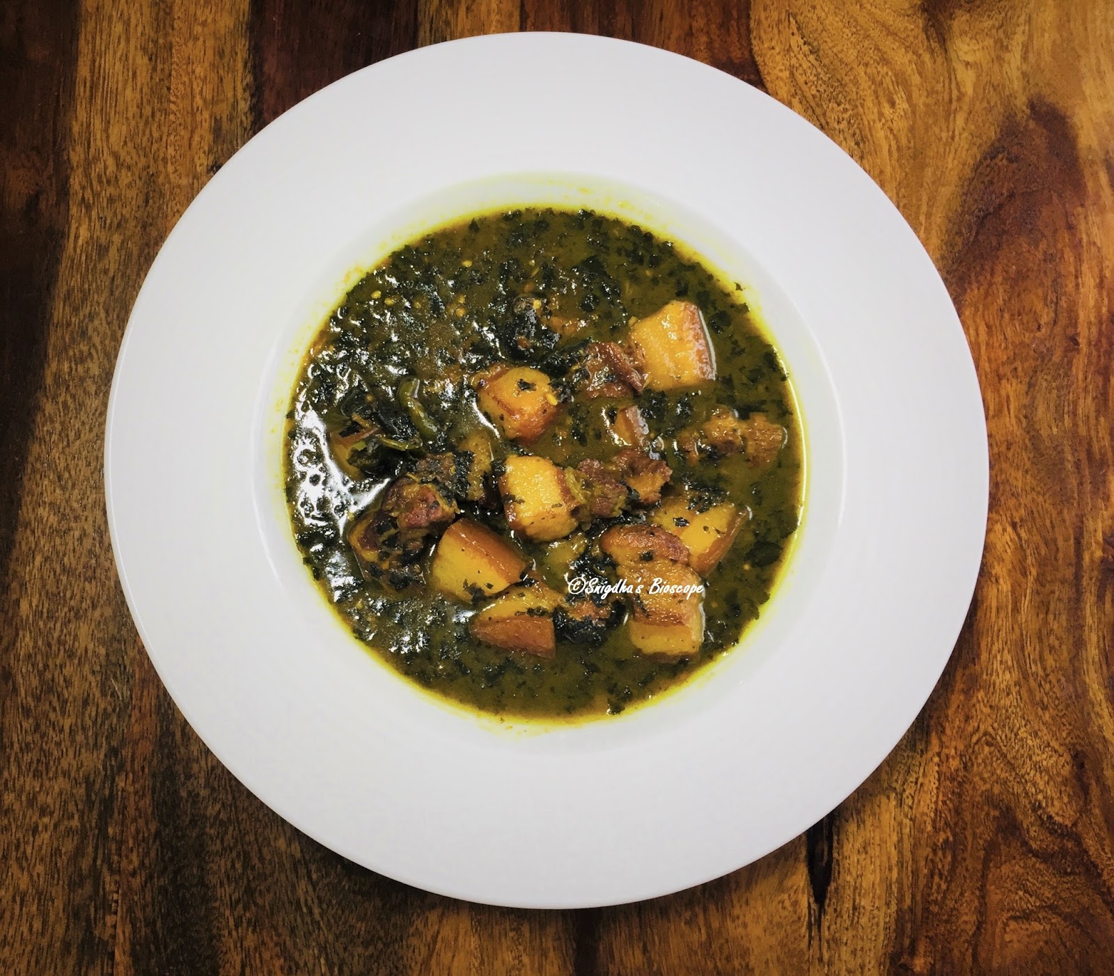 Narzi Jwng Oma Jwng | Pork with Jute Leaves | Bodo Pork Recipe