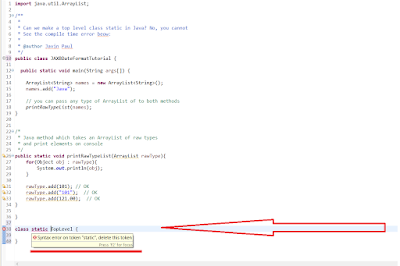 Can you Make a Class Static in Java? Interview Question | Java67