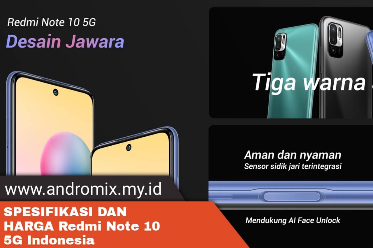 Spesifikasi dan Harga Redmi Note 10 5G Indonesia - AndroMix