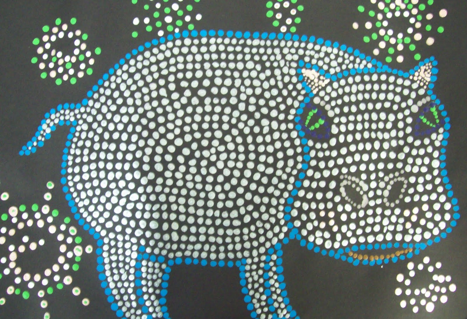 my artful nest: dot paintings