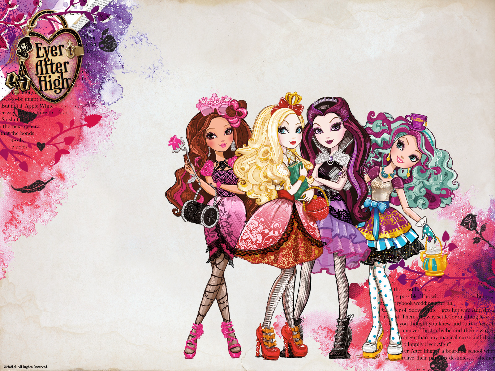 monster high: Wallpaper Ever After High