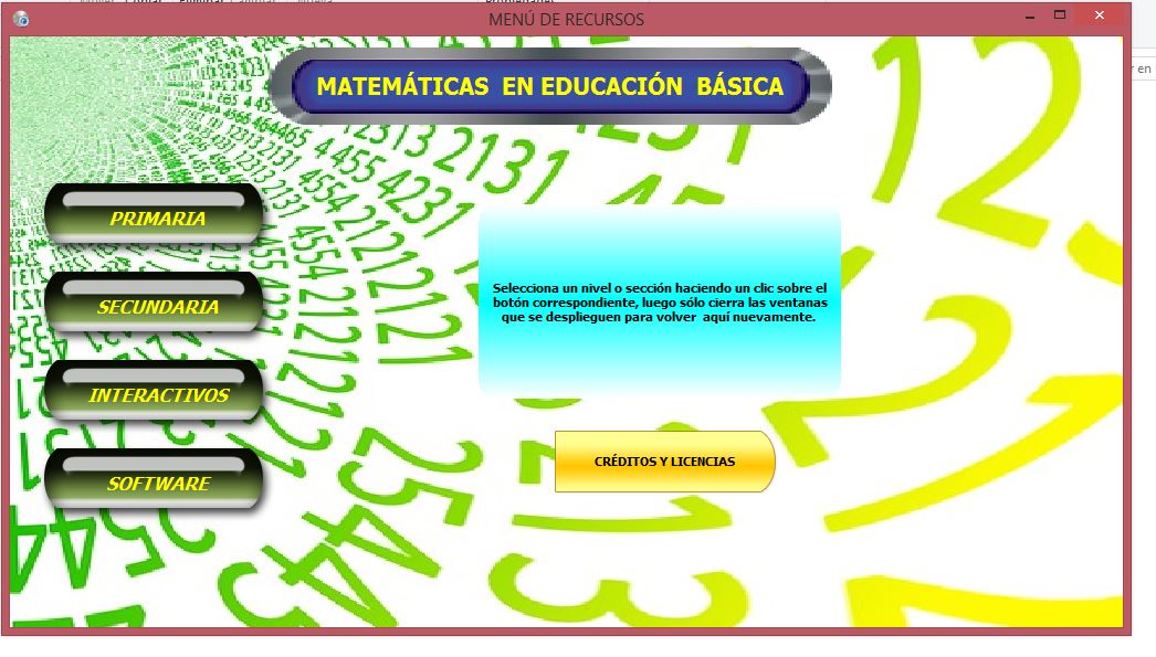 TODOS LOS INTERACTIVOS DE MATEMÁTICAS CON MENÚ