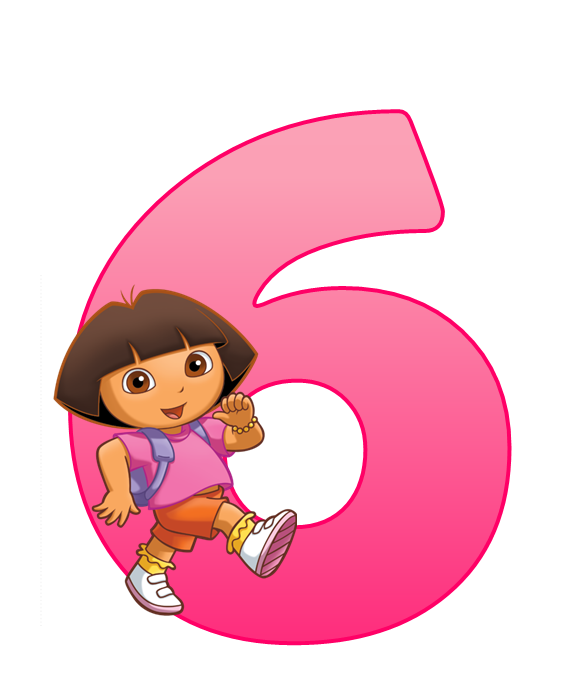 Kits imprimibles gratis : Abecedario y números Dora la exploradora