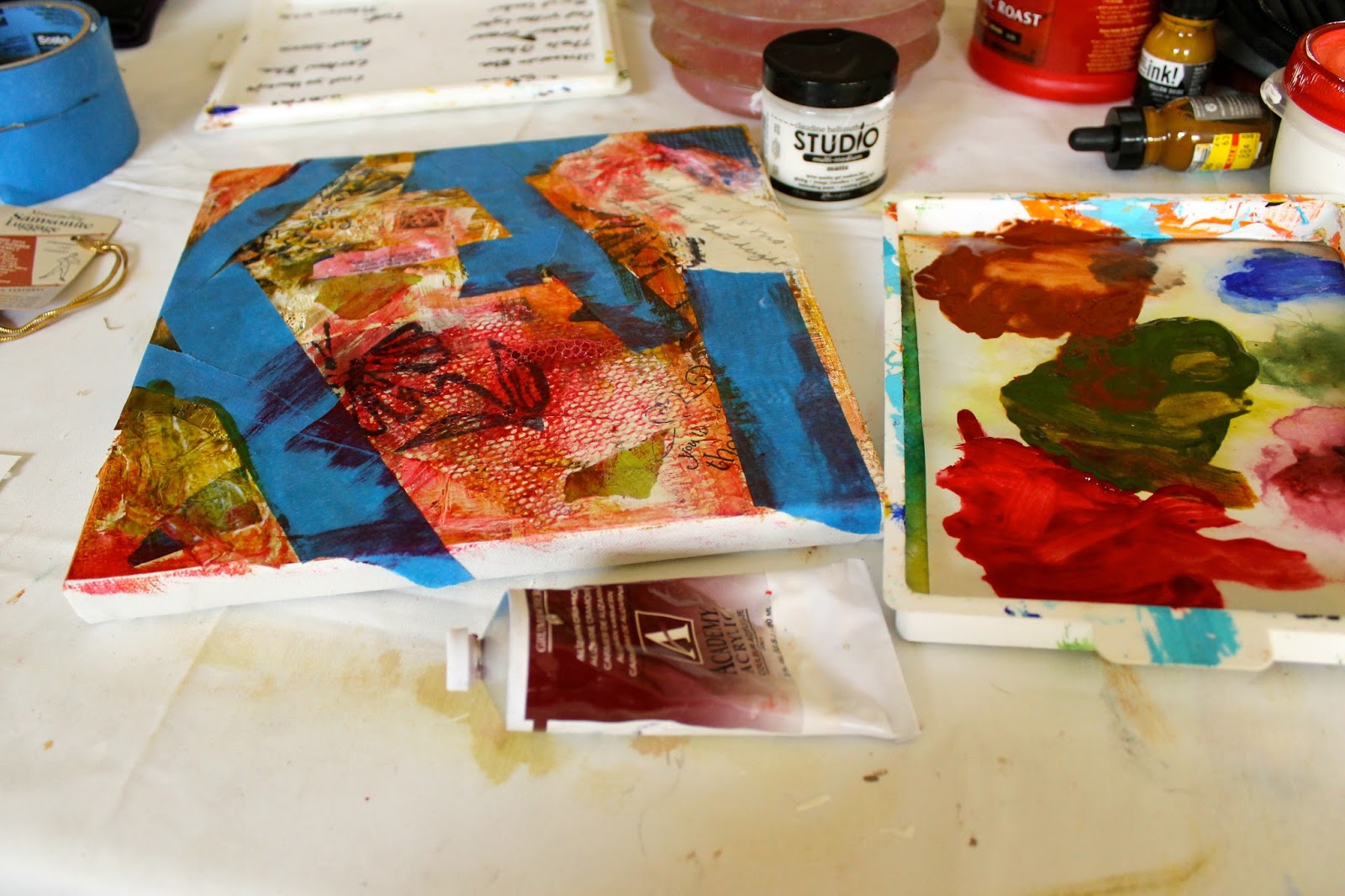 Artist,Laurie Grawl: Self Expression Collage Mixed Media Online Group ...