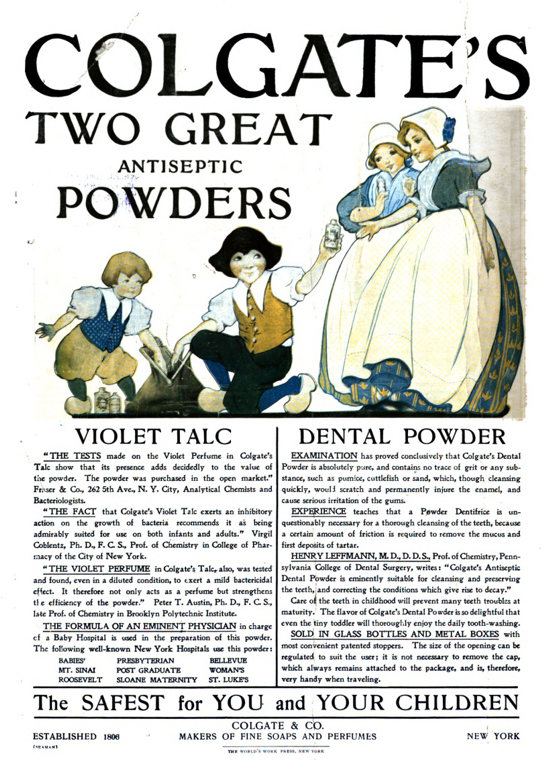 First Versions: Colgate (toothpaste)