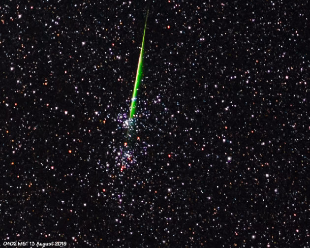 Why are green meteors?